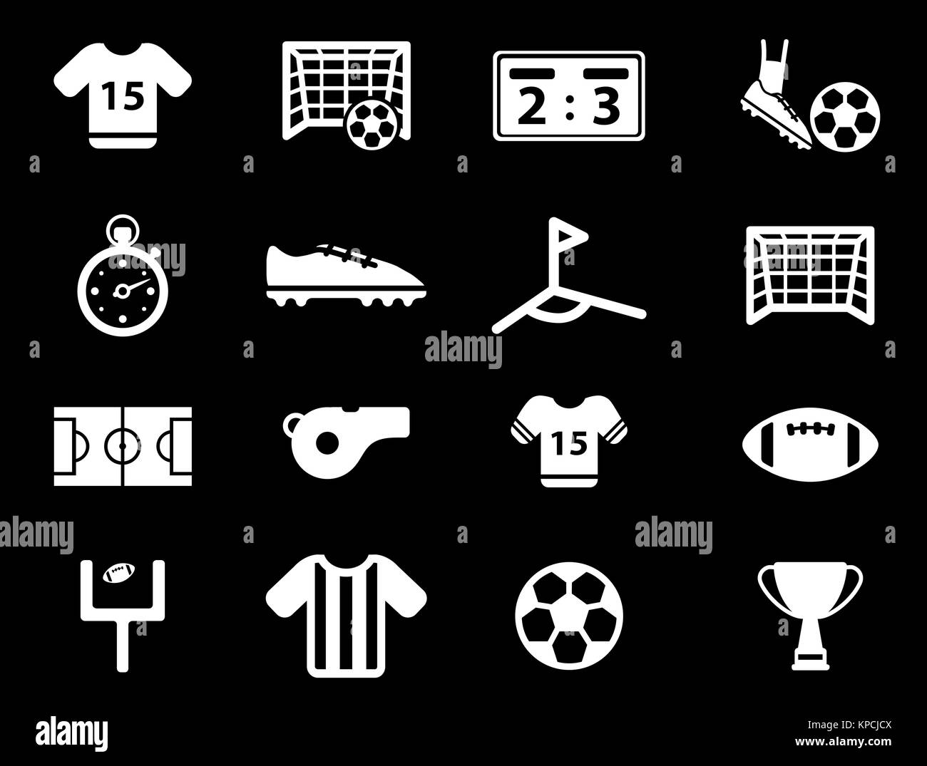 Football stop watch Black and White Stock Photos & Images - Alamy