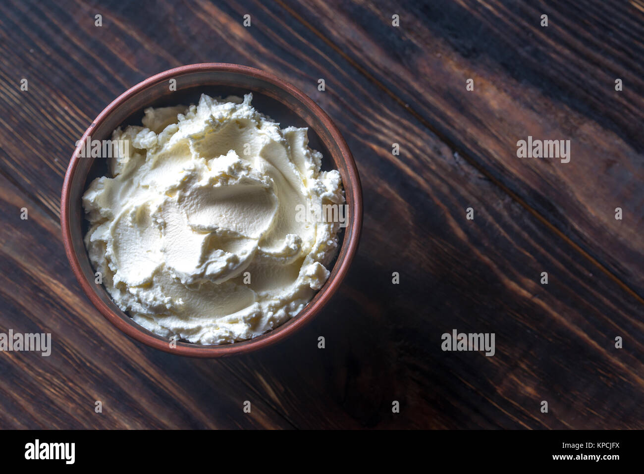 Mascarpone - Italian cream cheese Stock Photo - Alamy