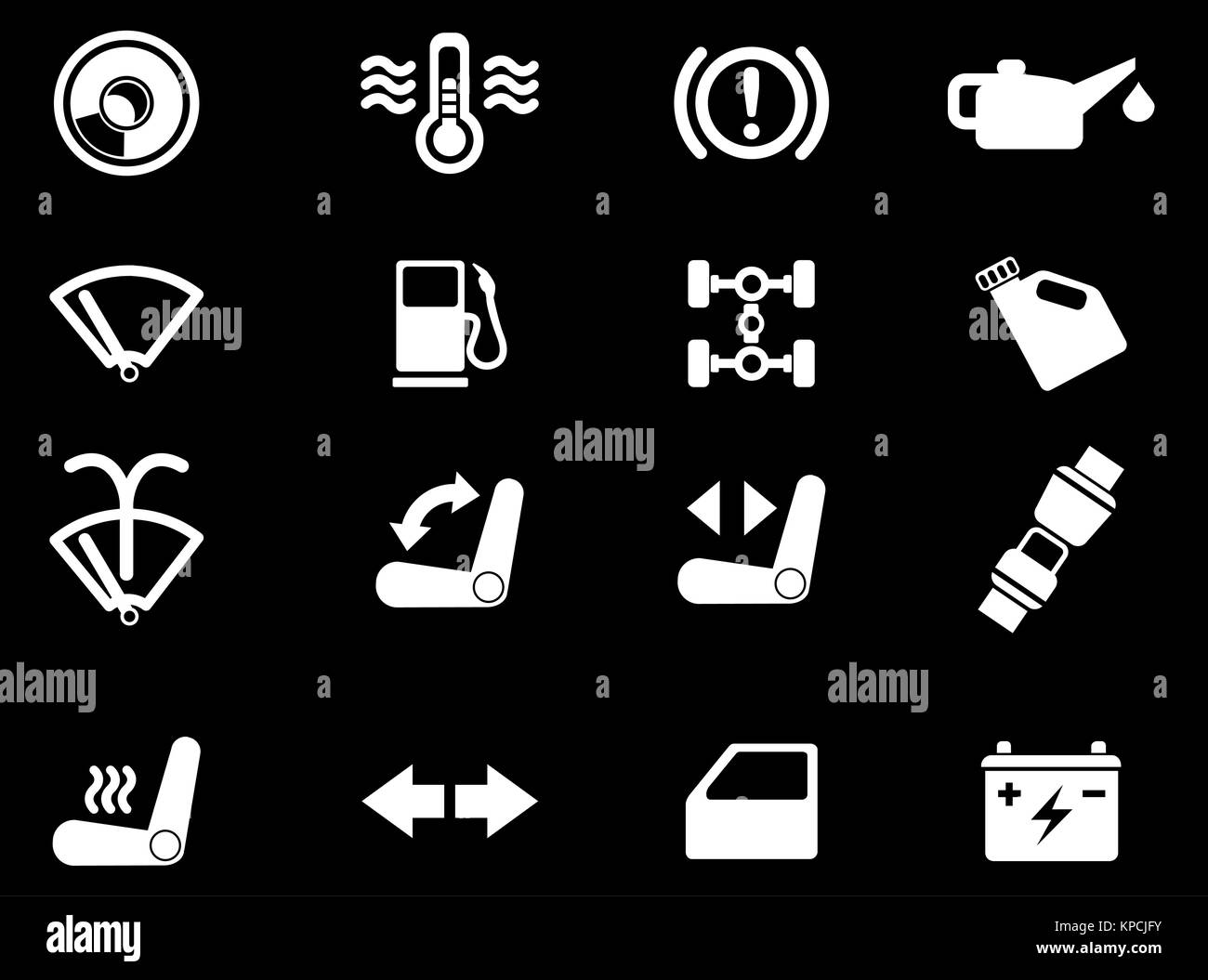 Car interface sign Stock Photo - Alamy