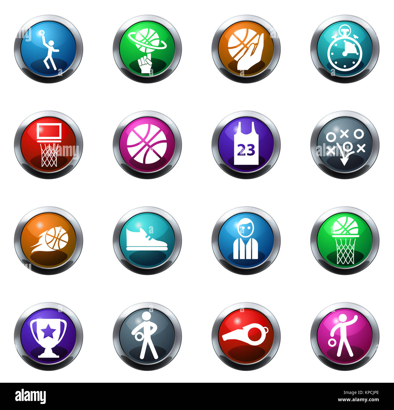 Baseball Icon set Stock Photo - Alamy