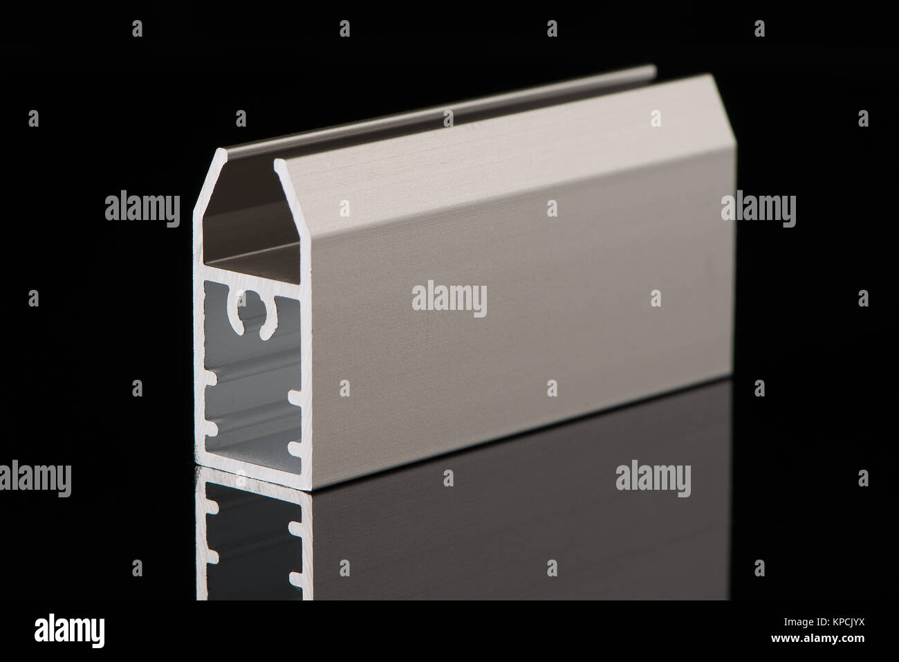 Aluminium profile sample Stock Photo - Alamy
