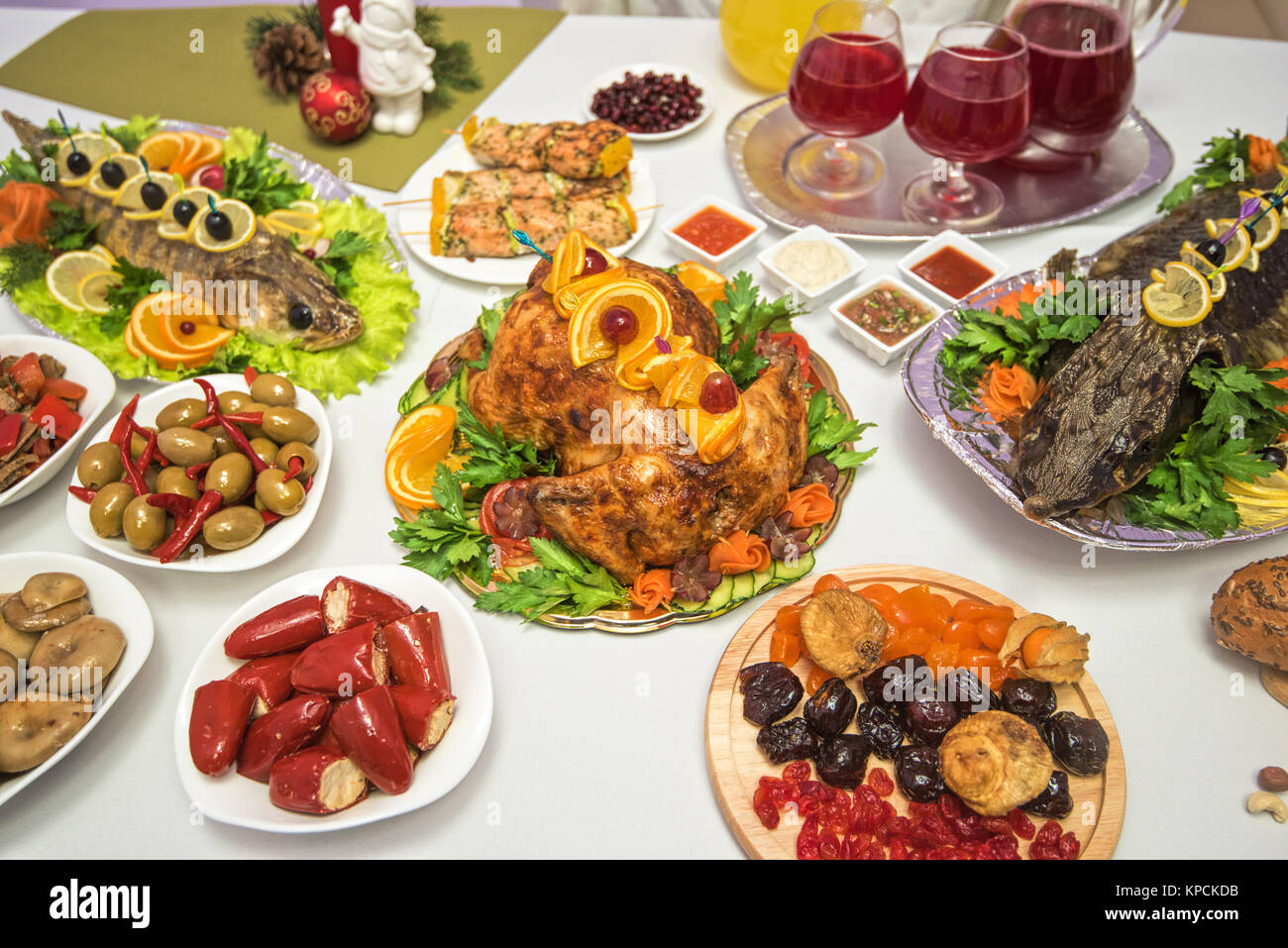traditional festive food Stock Photo - Alamy