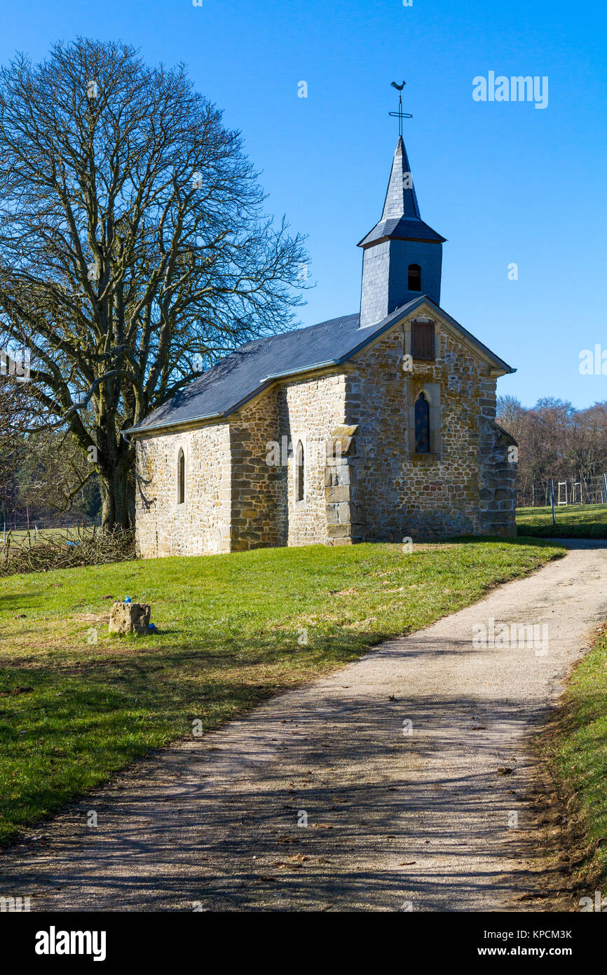 Chapel in Hersberg, Luxembourg Stock Photo - Alamy