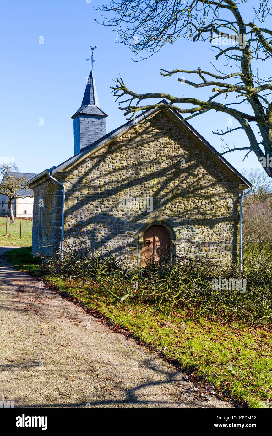 Chapel in Hersberg, Luxembourg Stock Photo - Alamy