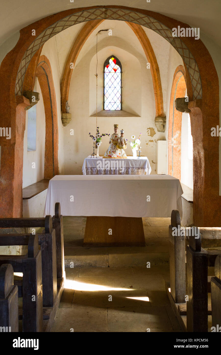 Chapel in Hersberg, Luxembourg Stock Photo - Alamy