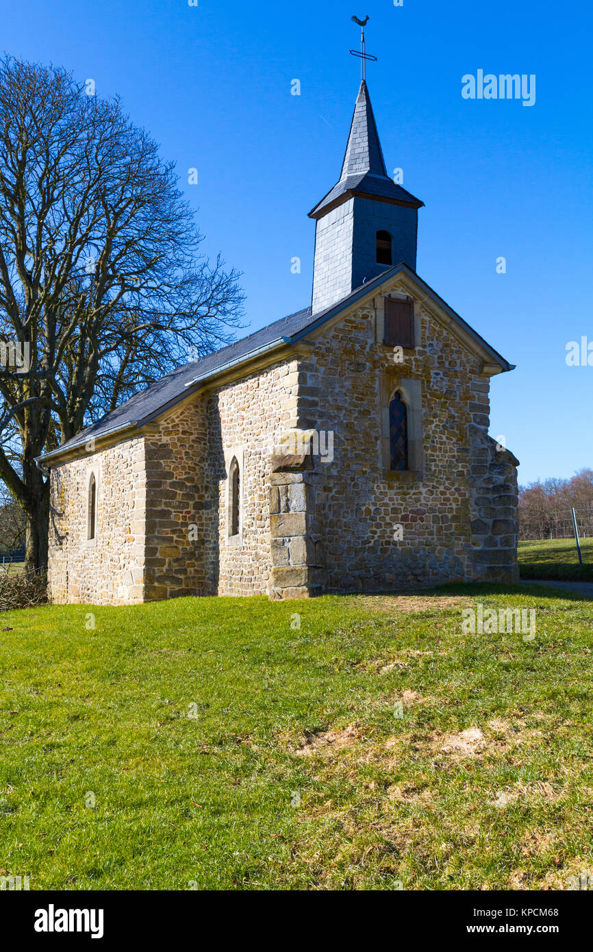 Chapel in Hersberg, Luxembourg Stock Photo - Alamy