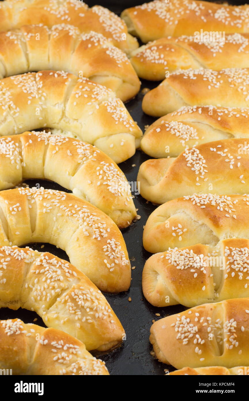 homemade pastry with sesame Stock Photo - Alamy