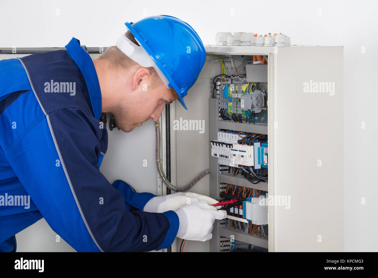 Electrical engineer testing fuse hi-res stock photography and images ...