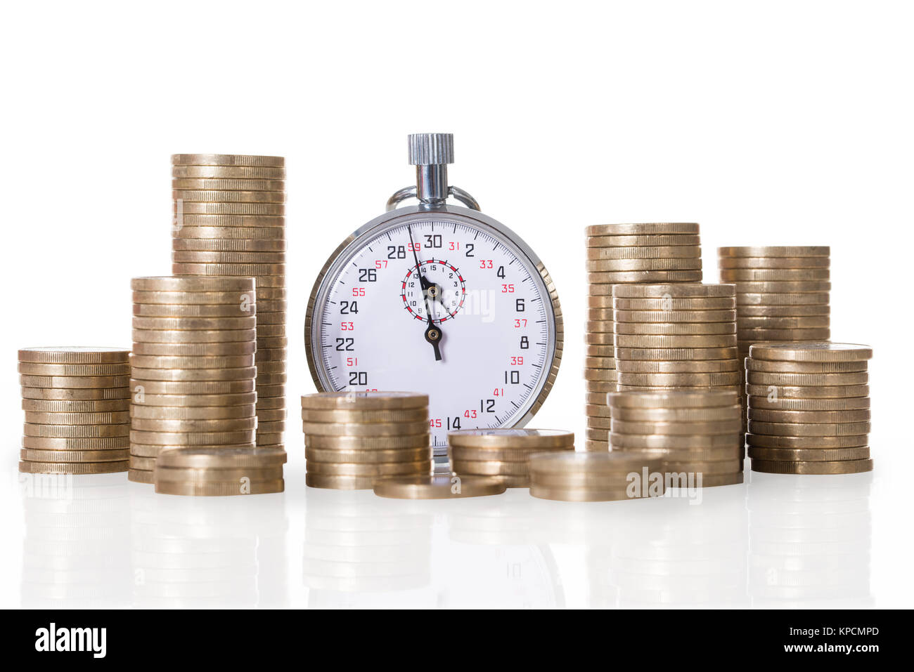 Fast money time stopwatch Cut Out Stock Images & Pictures - Alamy