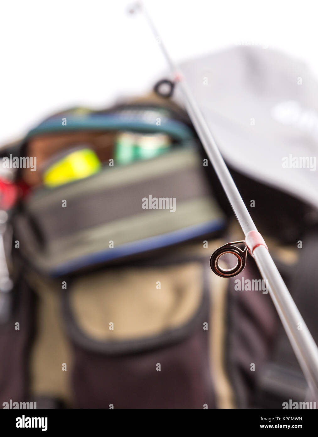 selective focus the guide ring on rod Stock Photo - Alamy