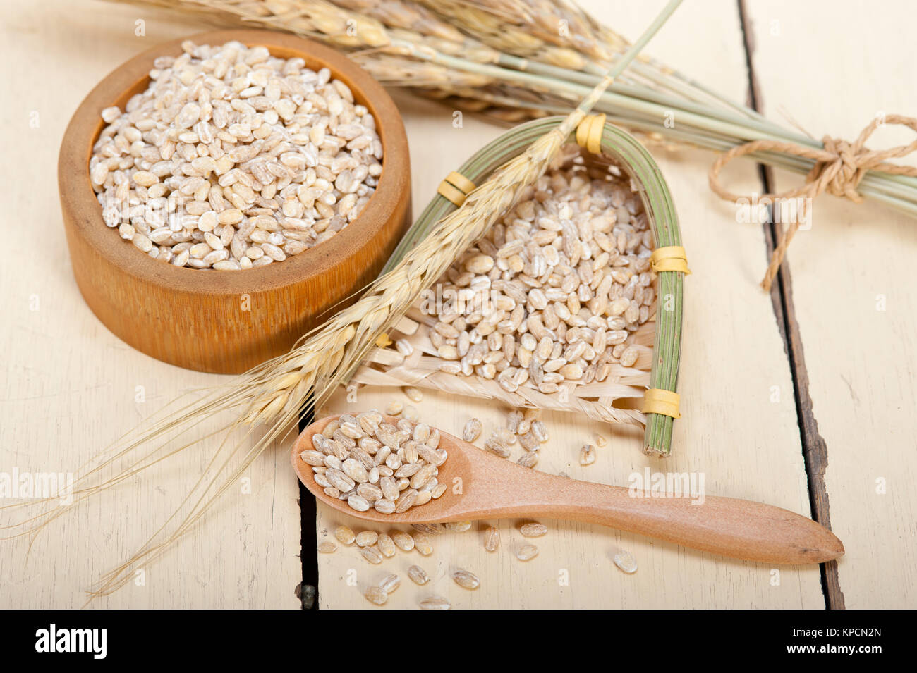 organic barley grains Stock Photo - Alamy