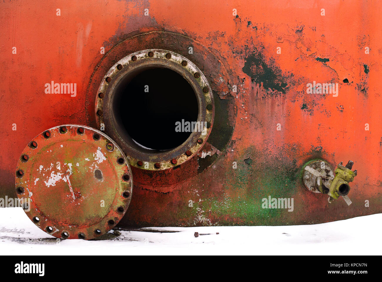 opened rusty manhole Stock Photo - Alamy