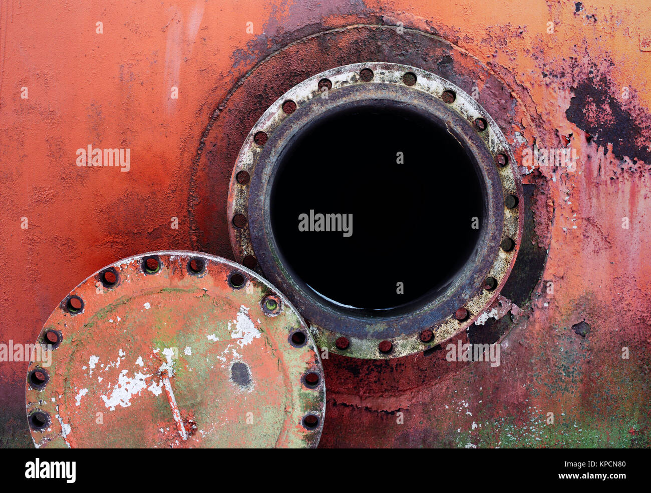 opened rusty manhole Stock Photo - Alamy