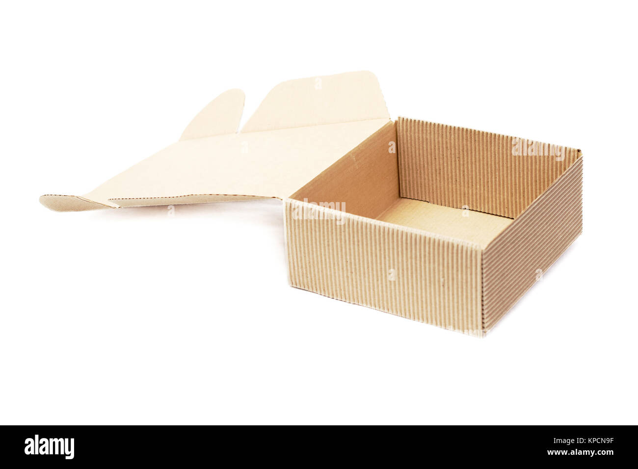 Empty cardboard box Stock Photo - Alamy