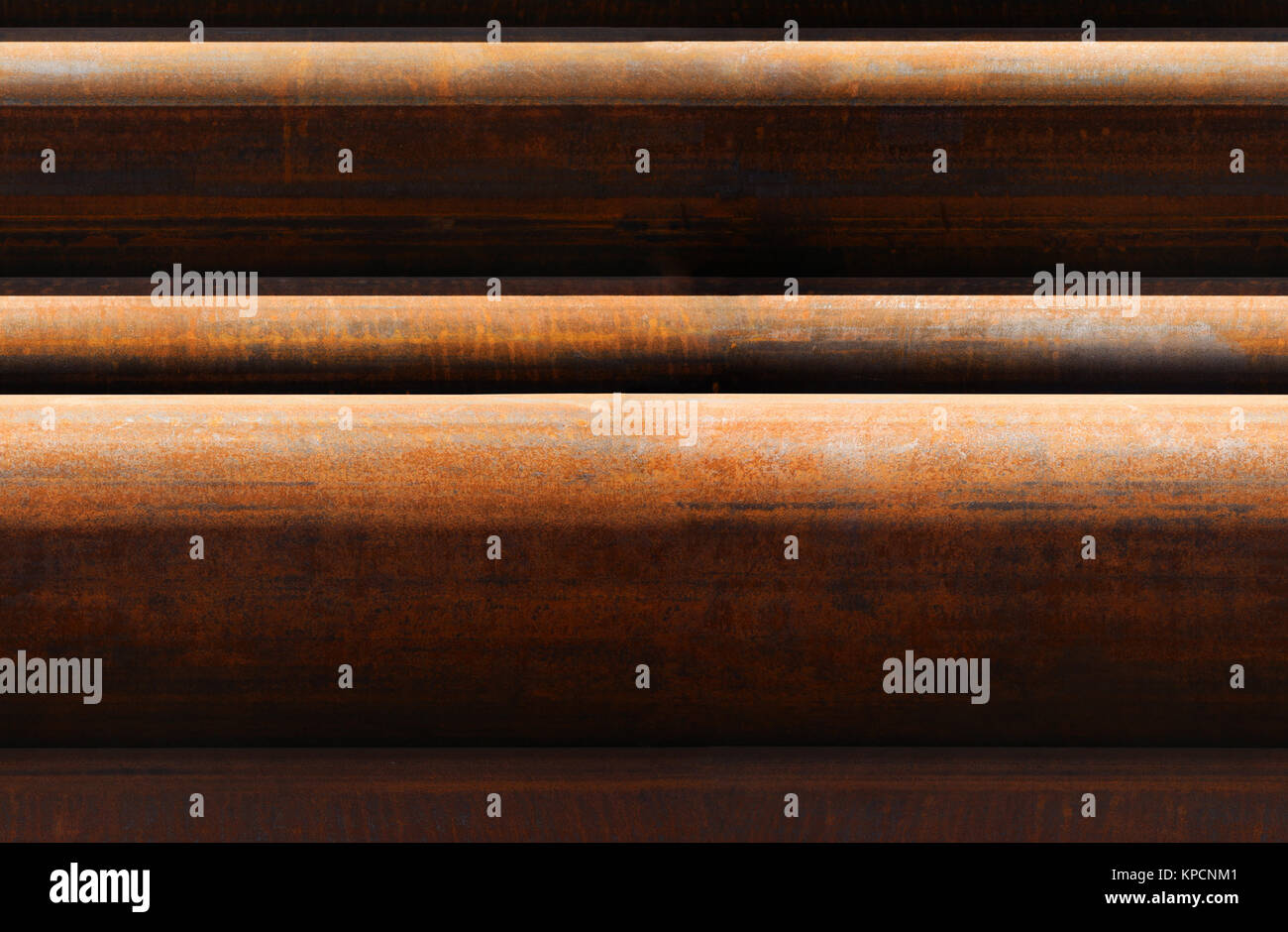 horizontal seamless pattern of rusty pipes Stock Photo - Alamy