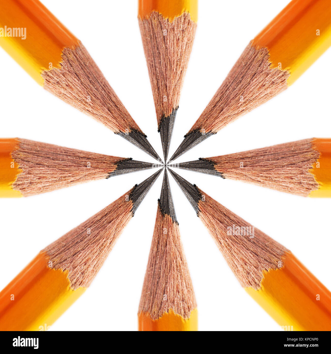 pattern of a sharpened pencil Stock Photo - Alamy