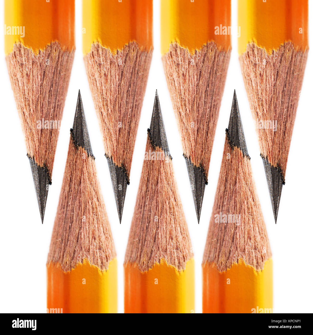 pattern of a sharpened pencil Stock Photo - Alamy