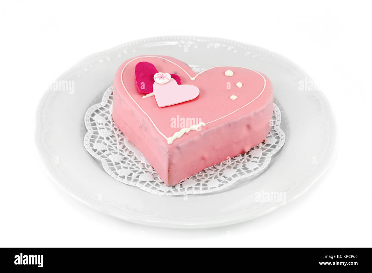 Paper plate and cake Cut Out Stock Images & Pictures - Alamy