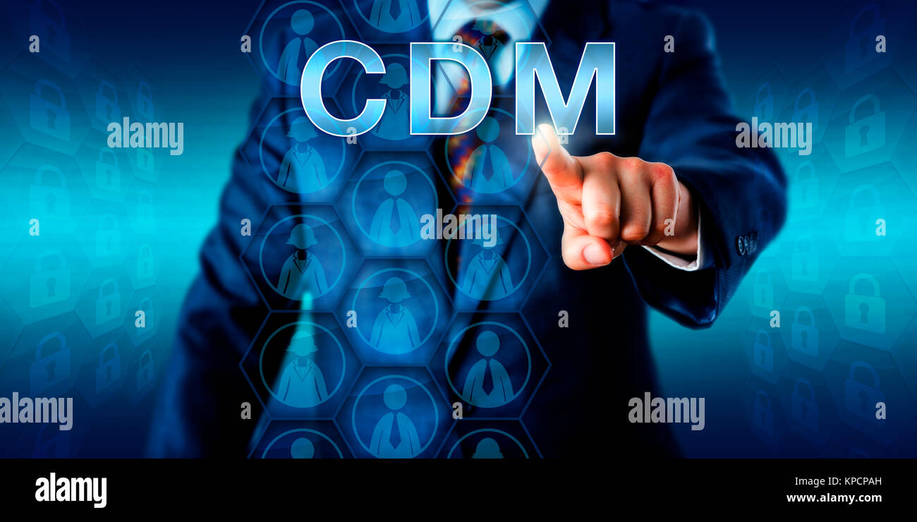 Corporate Manager Pressing CDM Onscreen Stock Photo - Alamy Corporate Manager Pressing CDM Onscreen Stock Photo - Alamy
