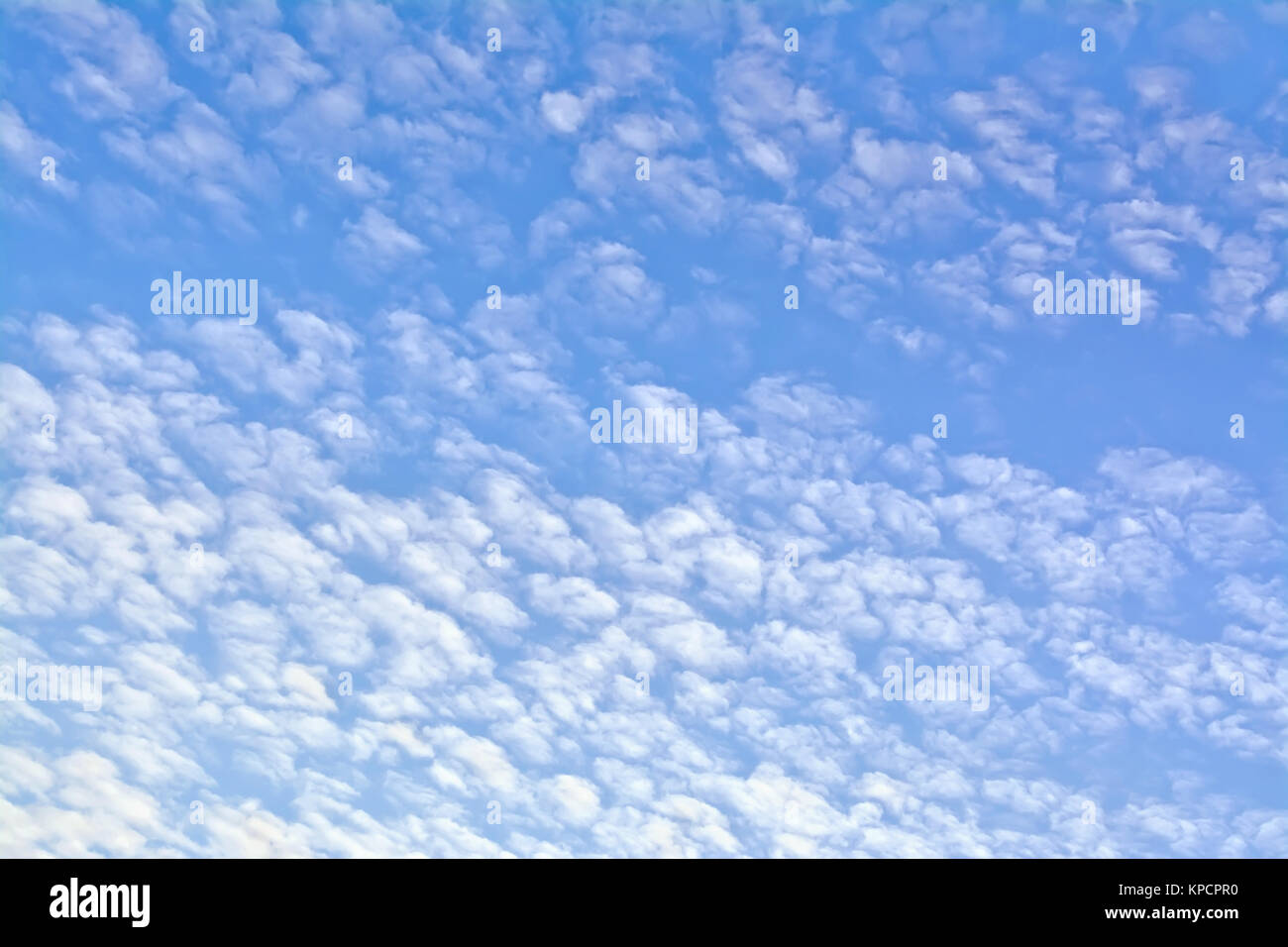 Sky with small clouds Stock Photo - Alamy