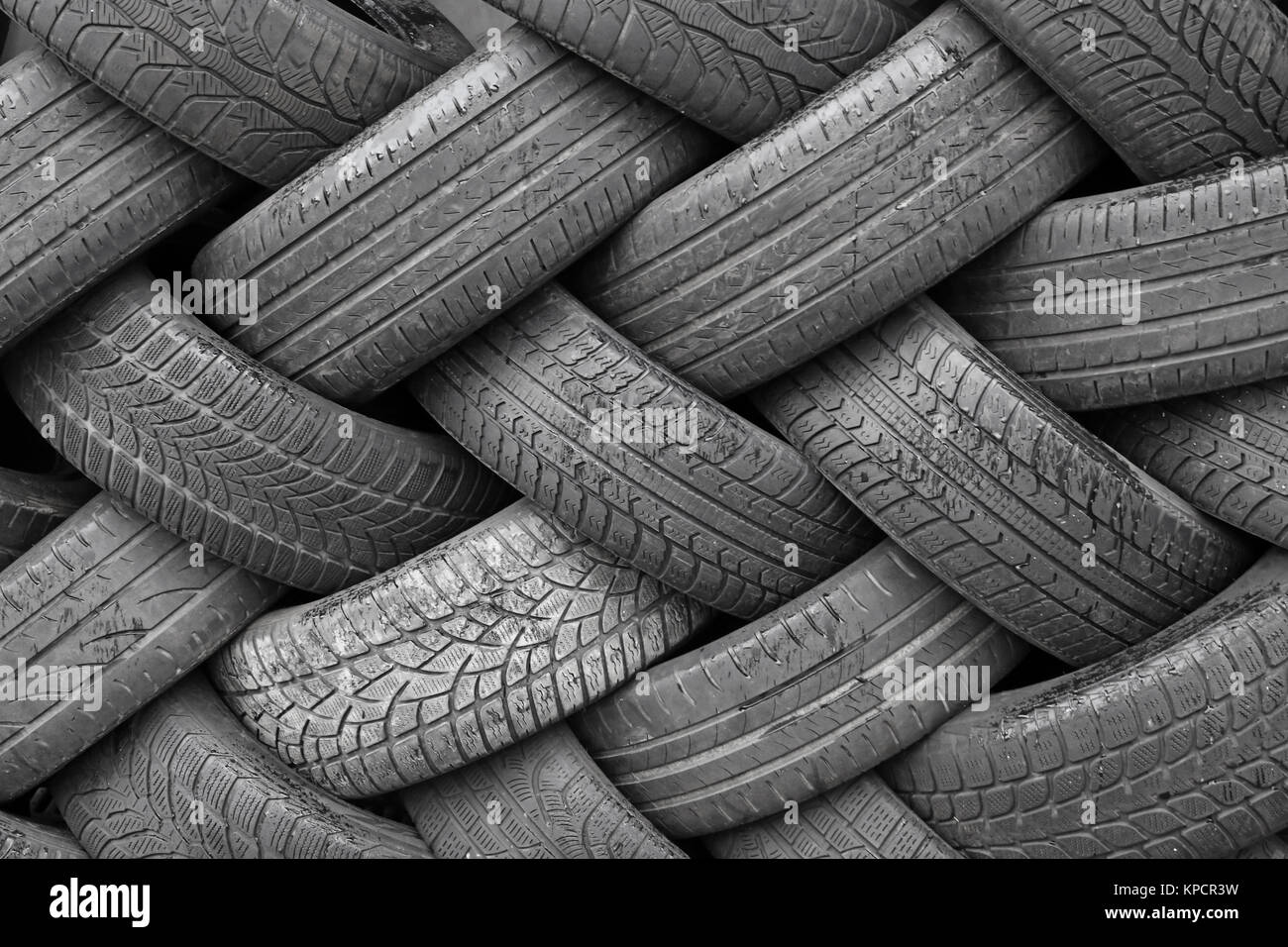 Winter tire stack tyre hi-res stock photography and images - Alamy