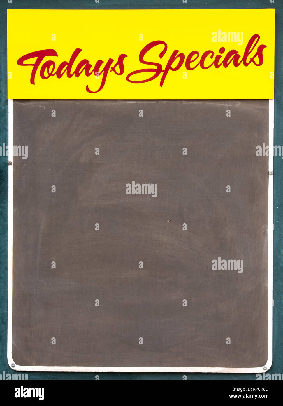Special menu announcement board hi-res stock photography and images - Alamy