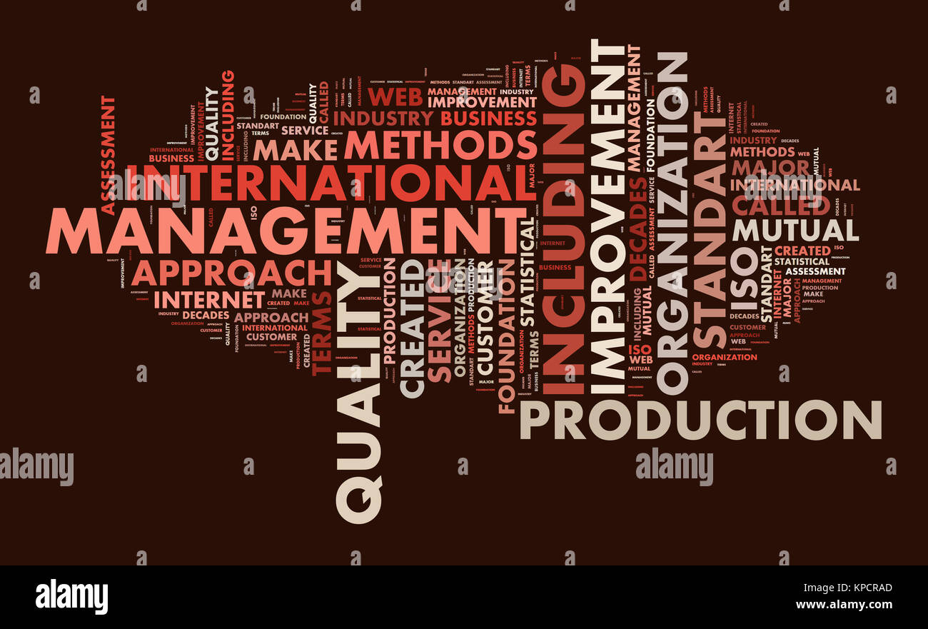Word Cloud Management Concept Stock Photo - Alamy