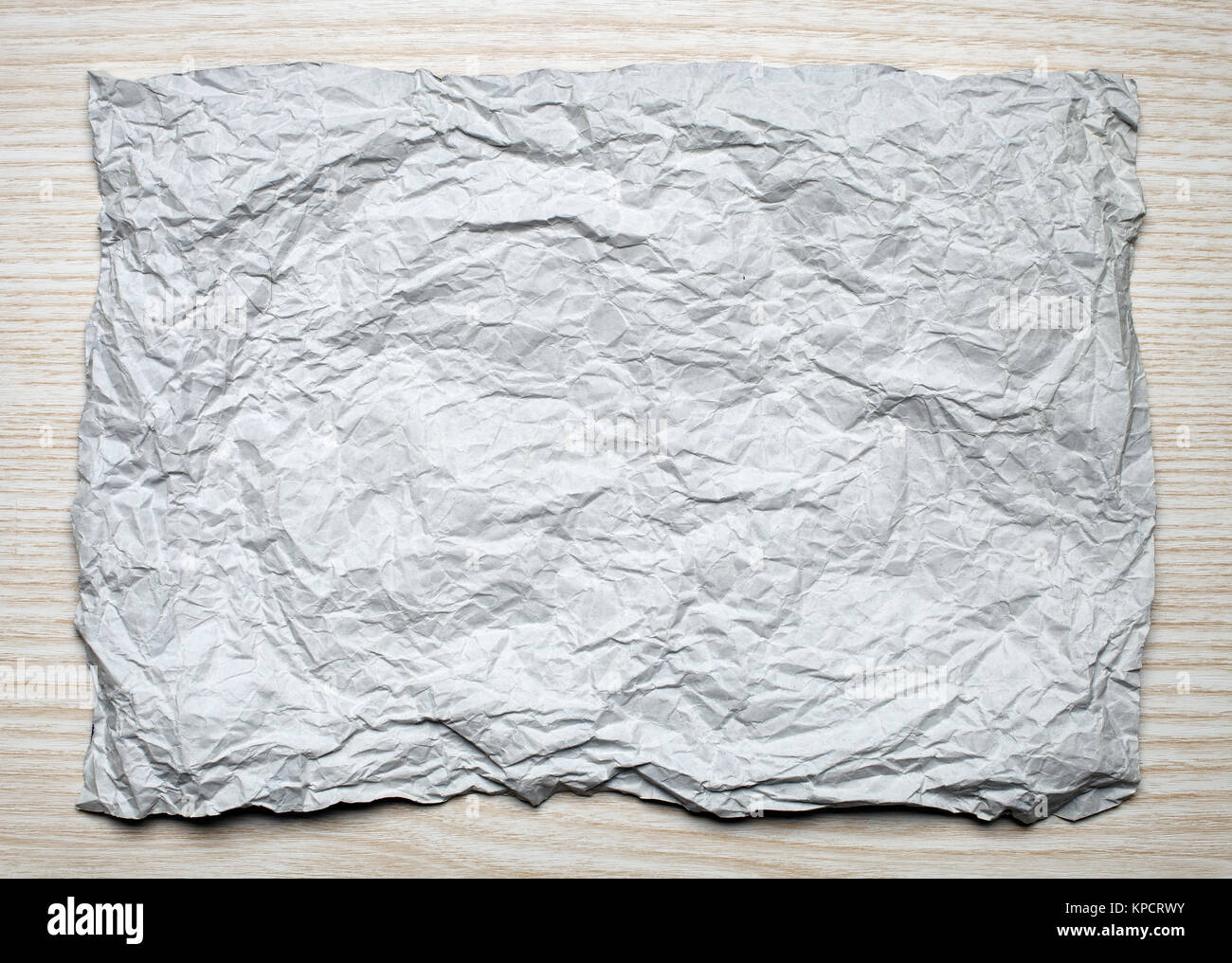 whiteCrumpled paper card Stock Photo - Alamy