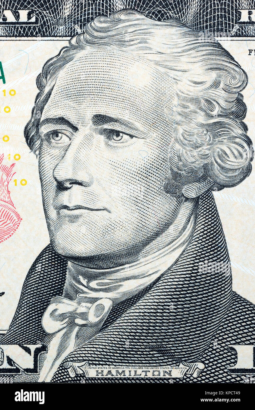 Alexander Hamilton, portrait Stock Photo - Alamy