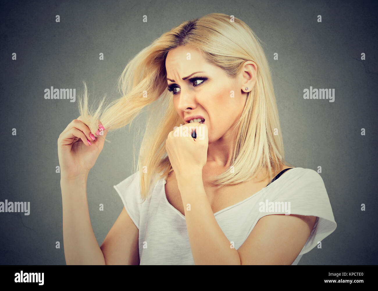 Hair scared hi-res stock photography and images - Alamy