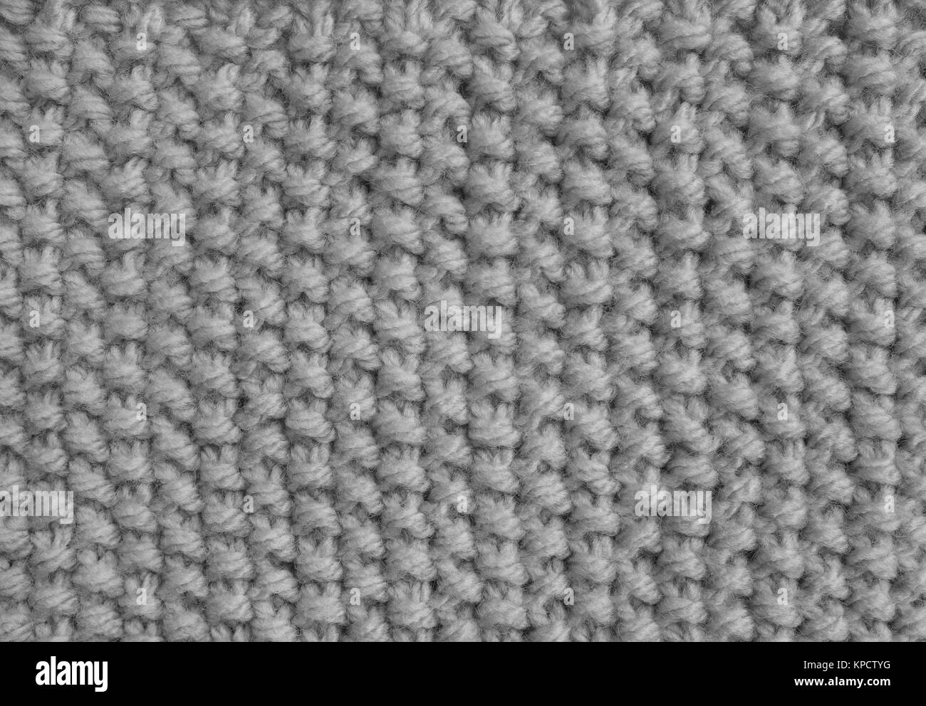 Moss stitch knitting Stock Photo - Alamy