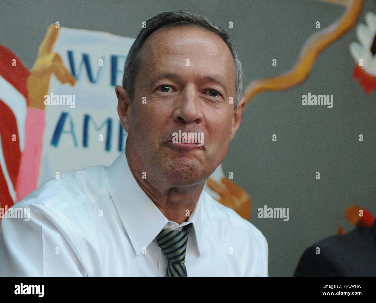 NEW YORK, NY - JULY 14: Martin O'Malley holds immigration roundtable at ...