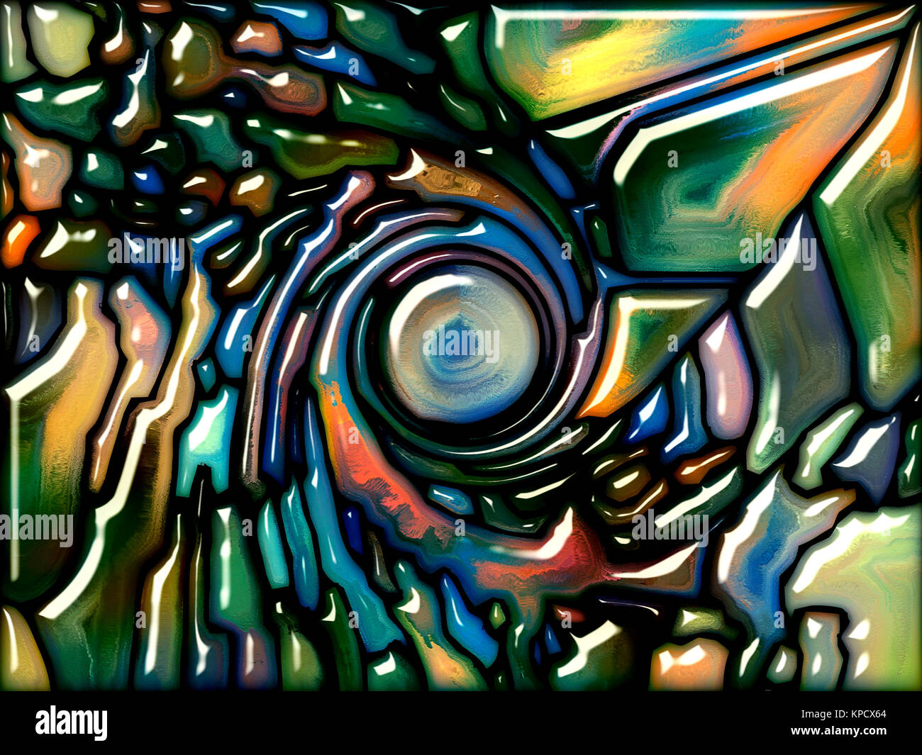 Dynamic stained glass window hi-res stock photography and images - Alamy