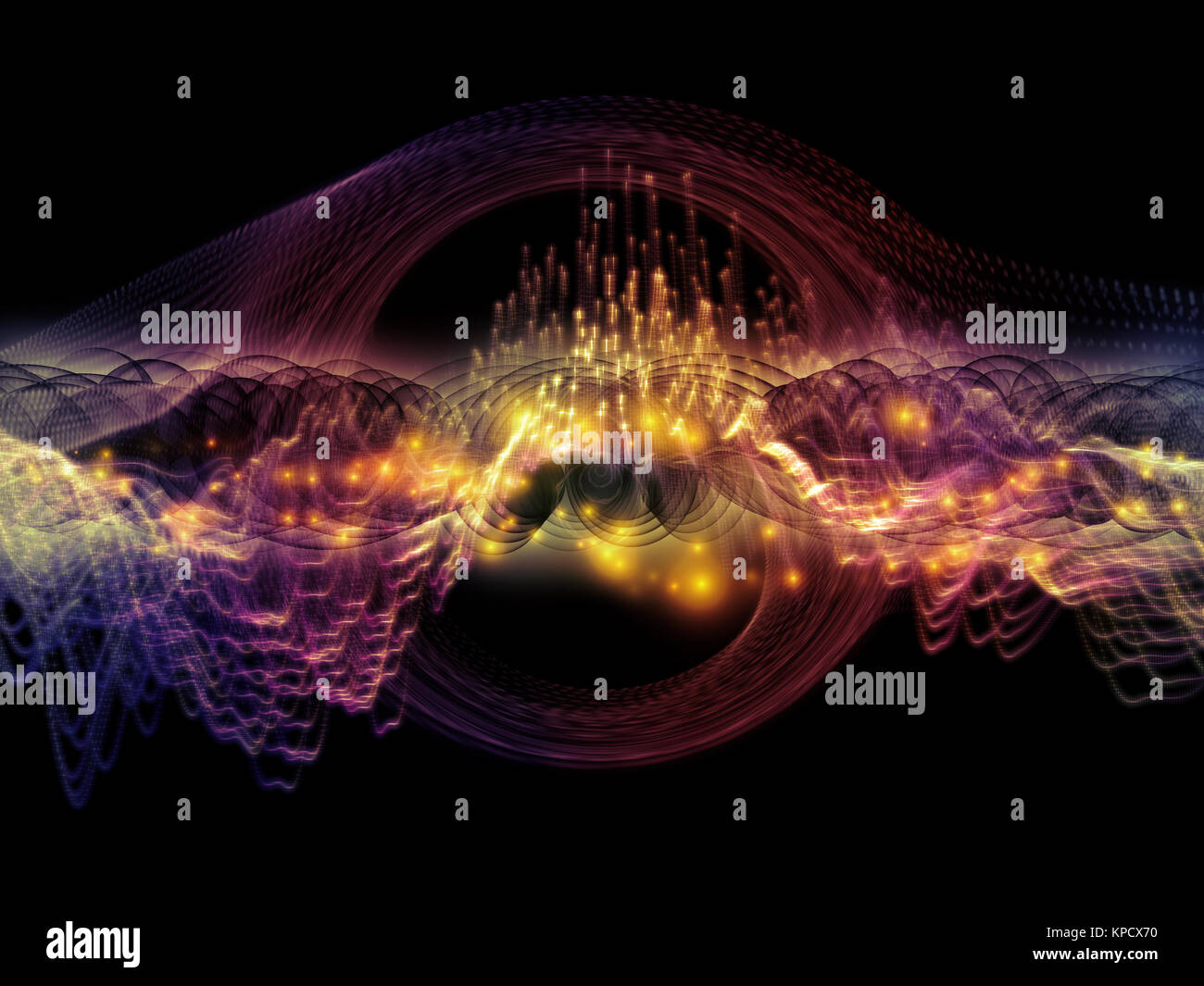 Visualization of Sound Wave Stock Photo - Alamy