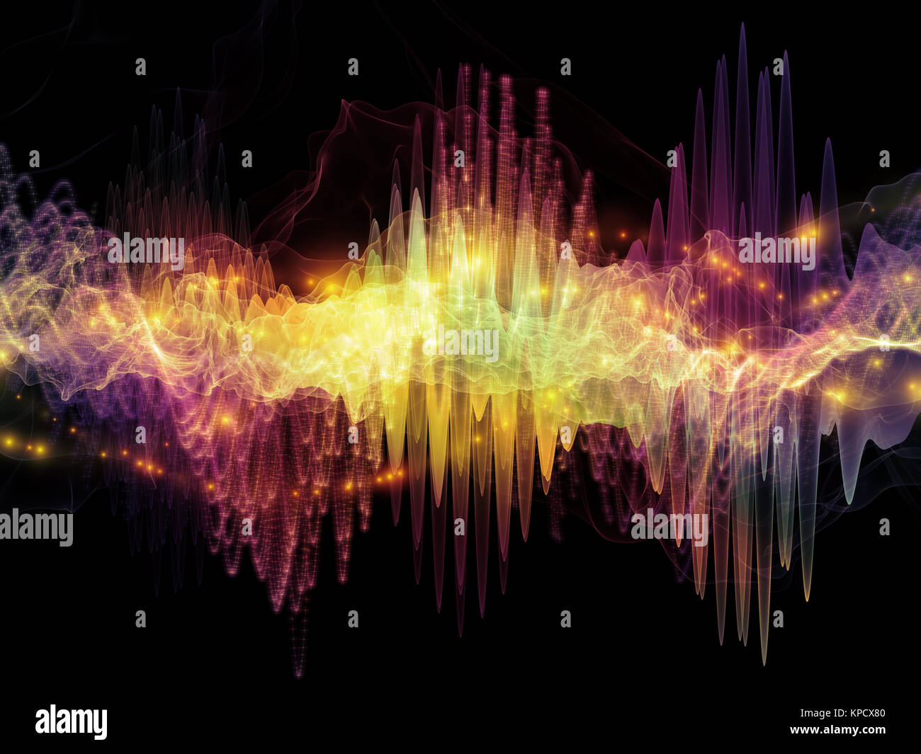 Beyond Sound Wave Stock Photo - Alamy