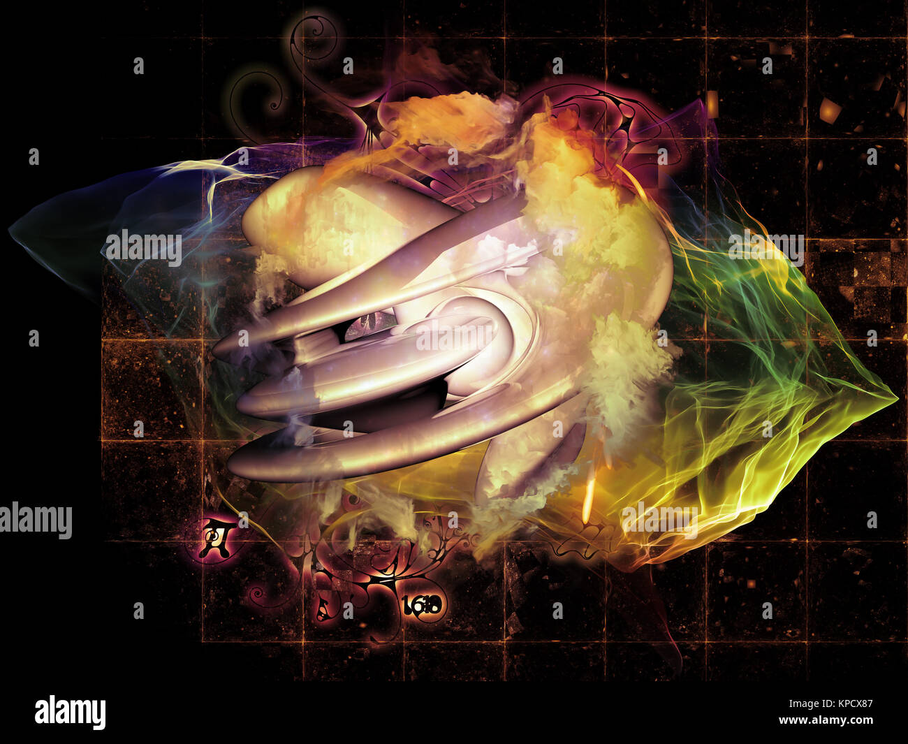 Advance of Math Visualization Stock Photo - Alamy