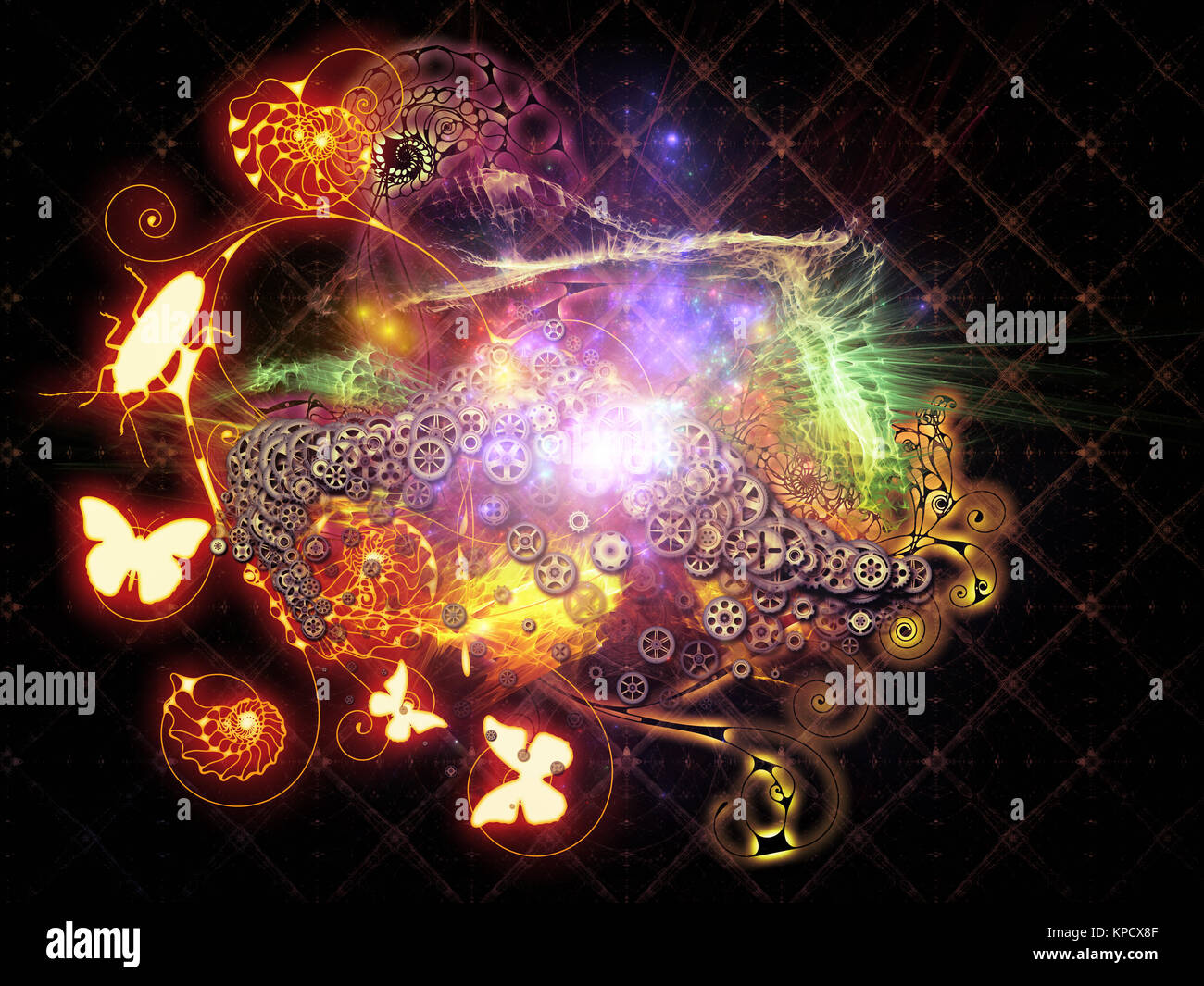 Advance of Math Visualization Stock Photo - Alamy