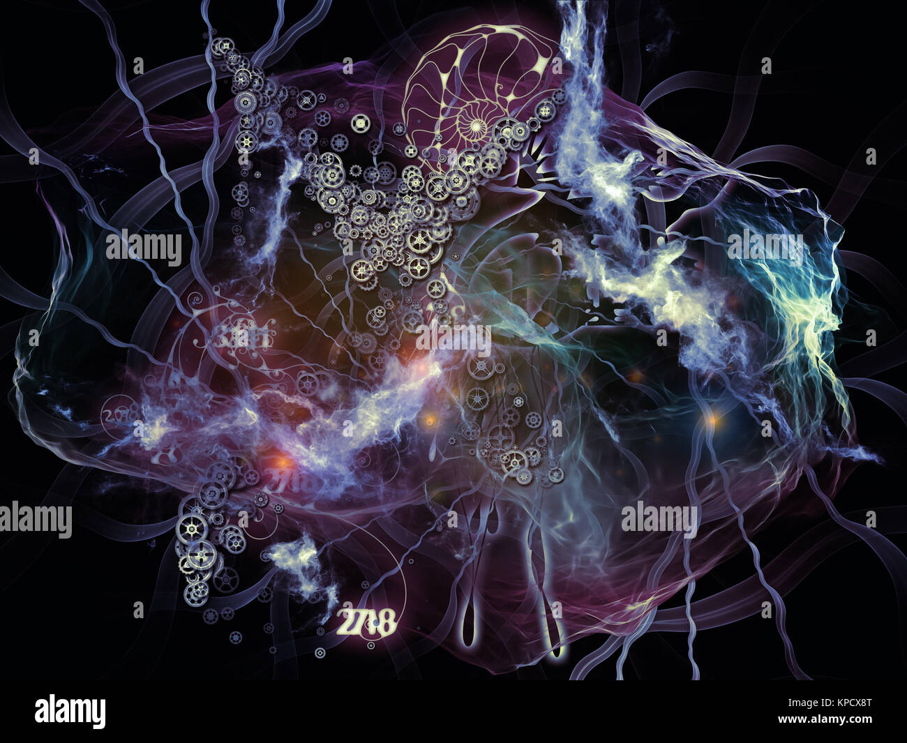 Synergies of Math Visualization Stock Photo - Alamy