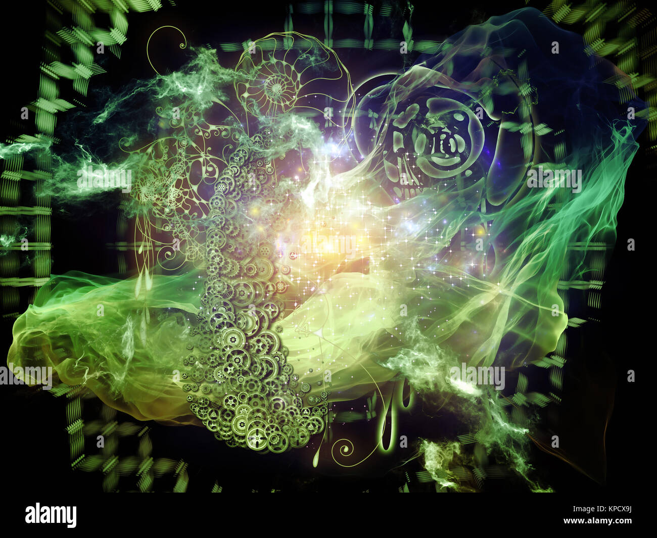 Depth of Math Visualization Stock Photo - Alamy