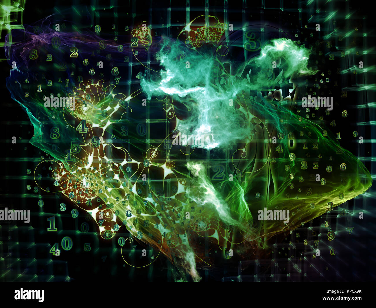 Petals of Math Visualization Stock Photo - Alamy