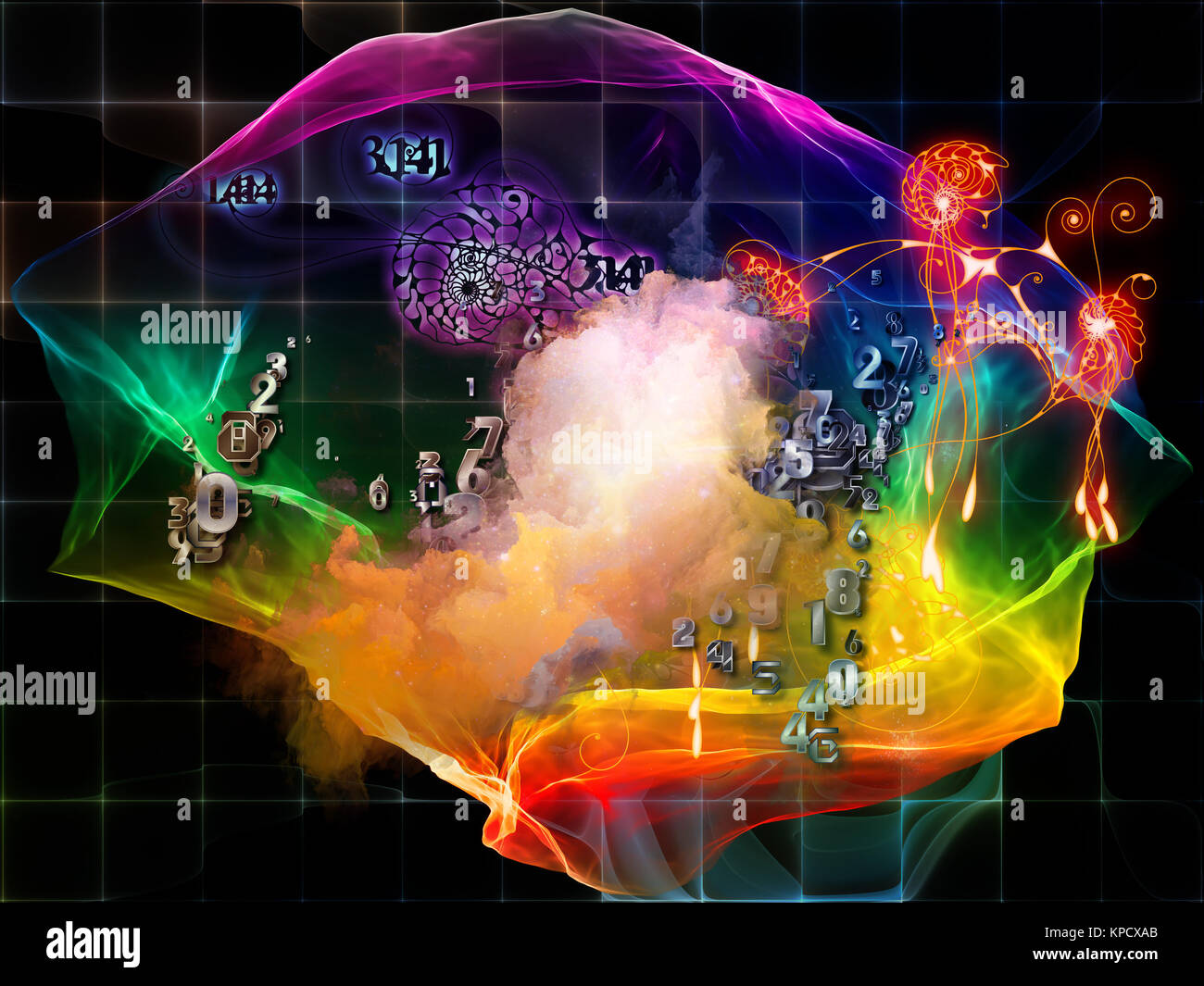 Advance of Math Visualization Stock Photo - Alamy