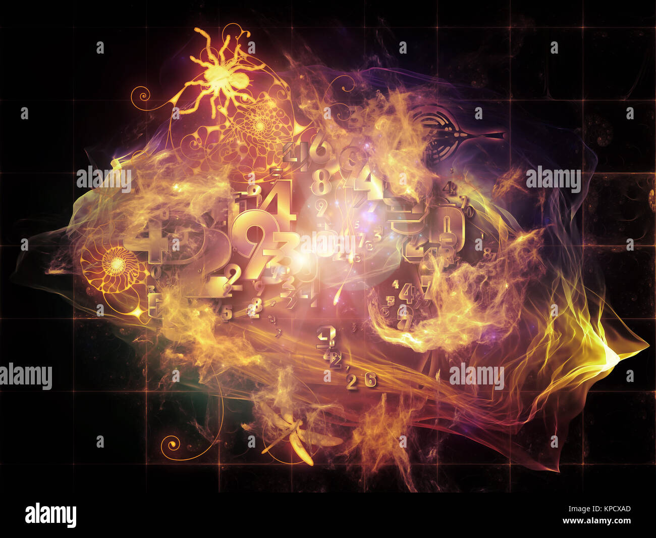 Metaphorical Math Visualization Stock Photo - Alamy
