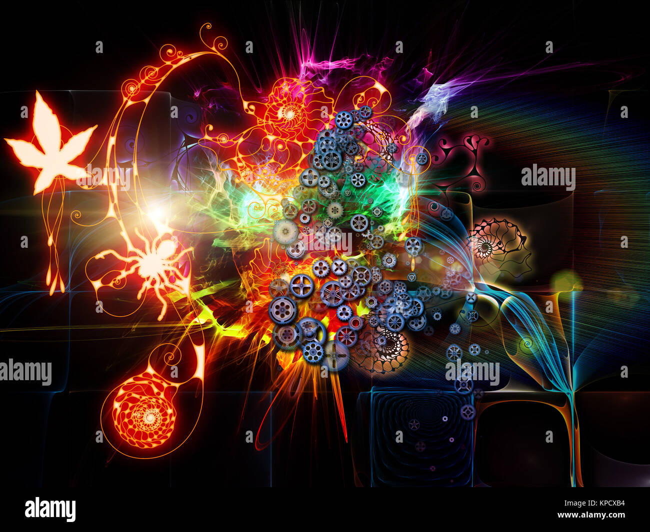 Beyond Math Visualization Stock Photo - Alamy