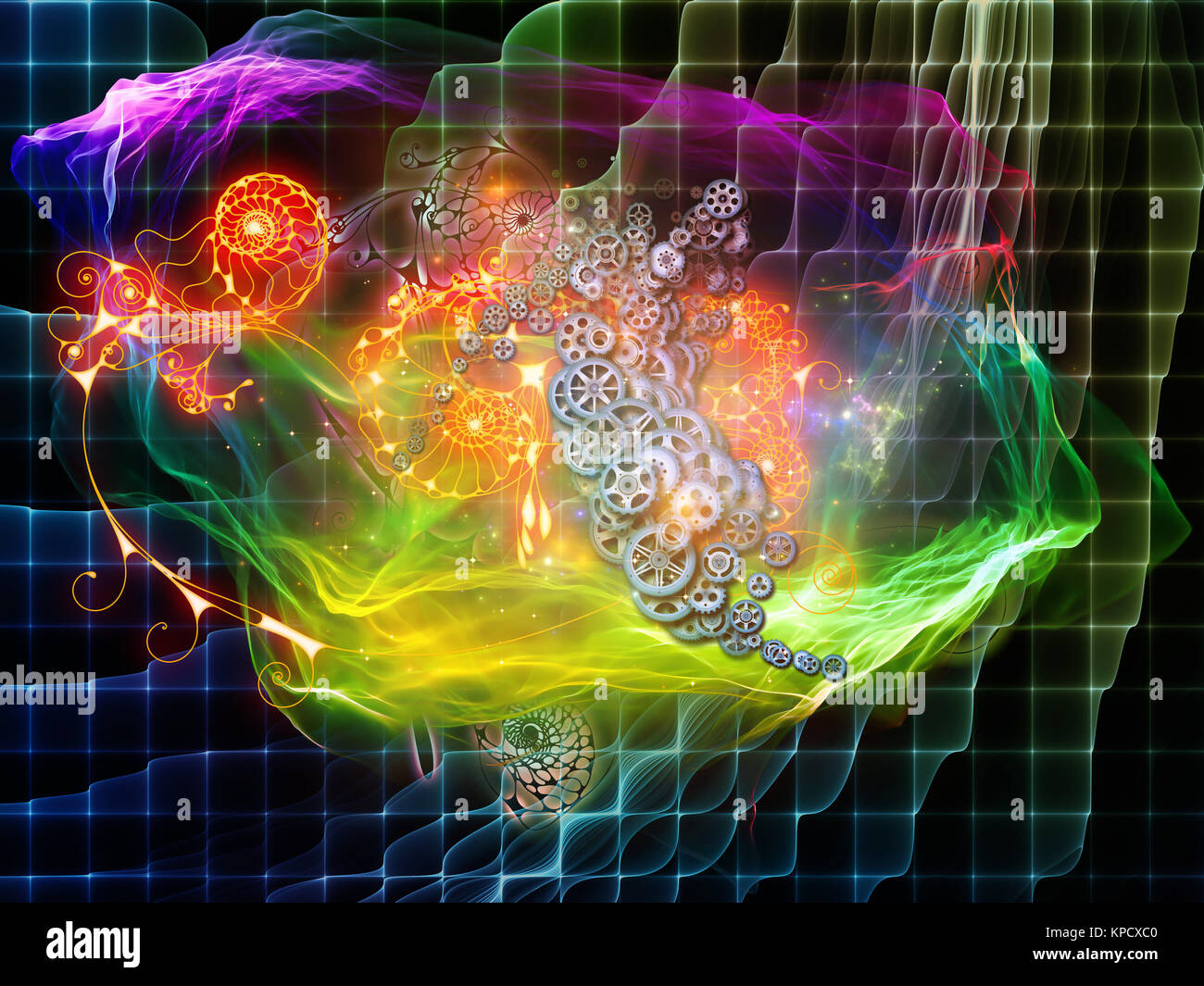 Magic of Math Visualization Stock Photo - Alamy