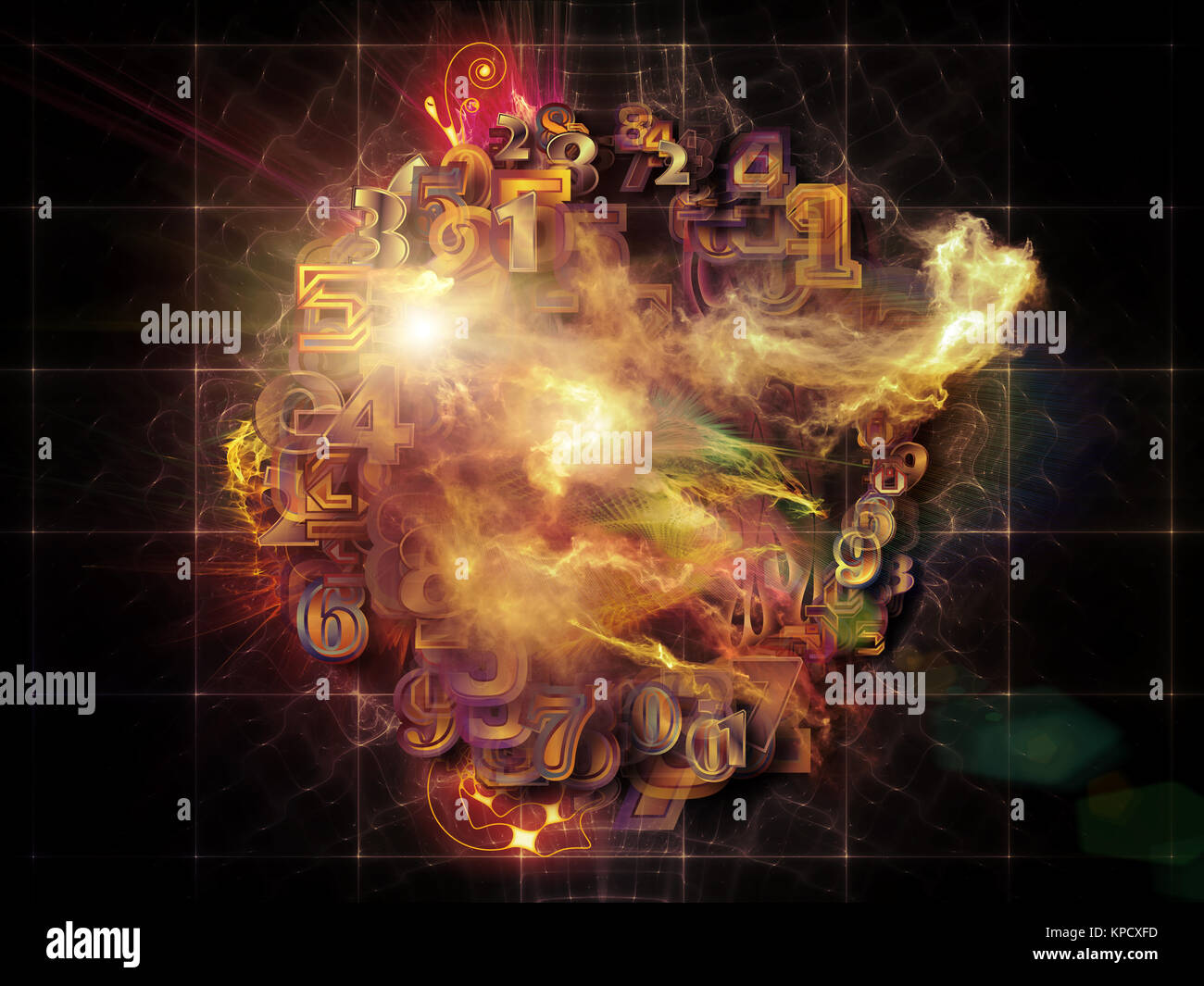 Math Visualization Composition Stock Photo - Alamy