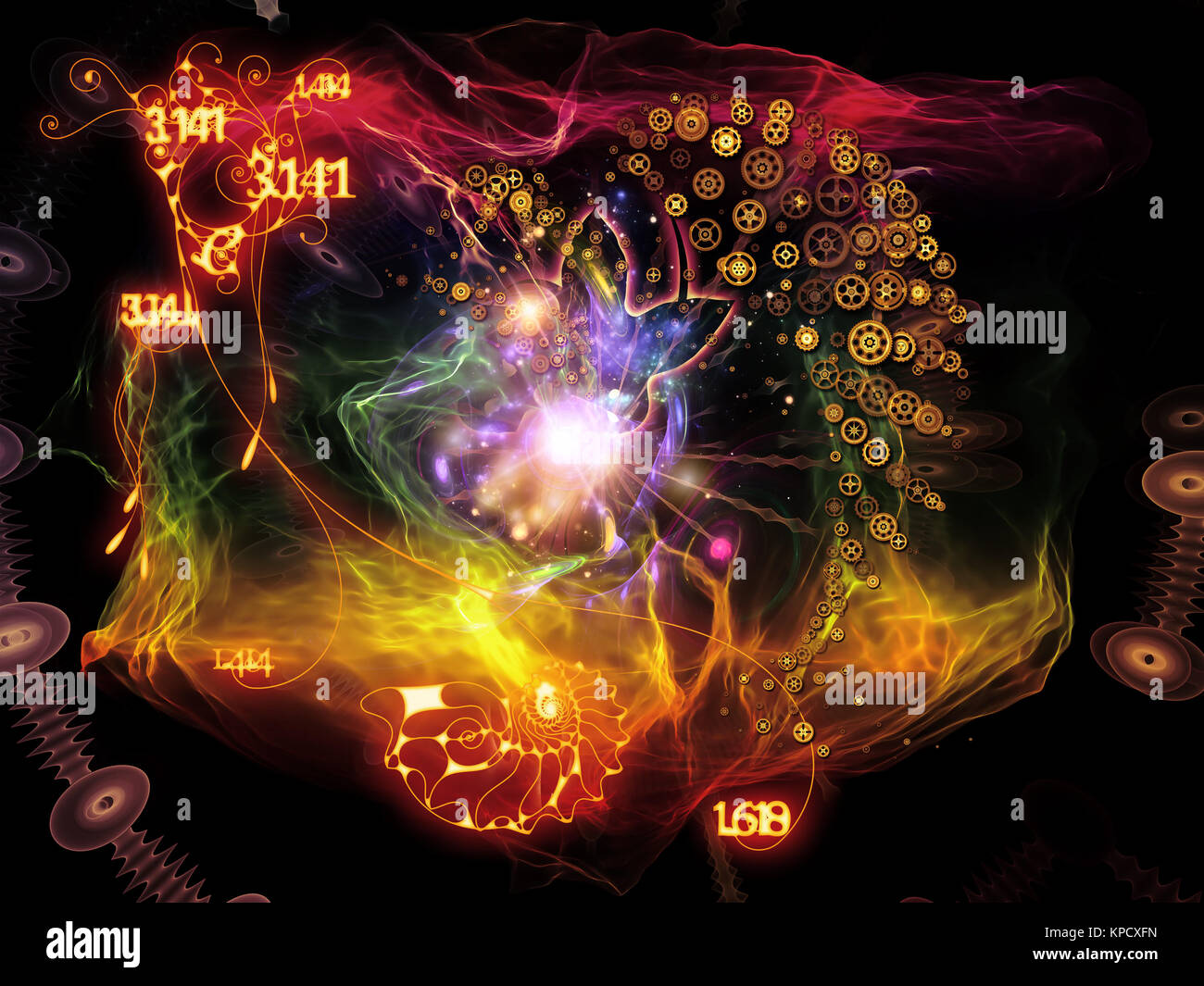 Math Visualization Synergy Stock Photo - Alamy