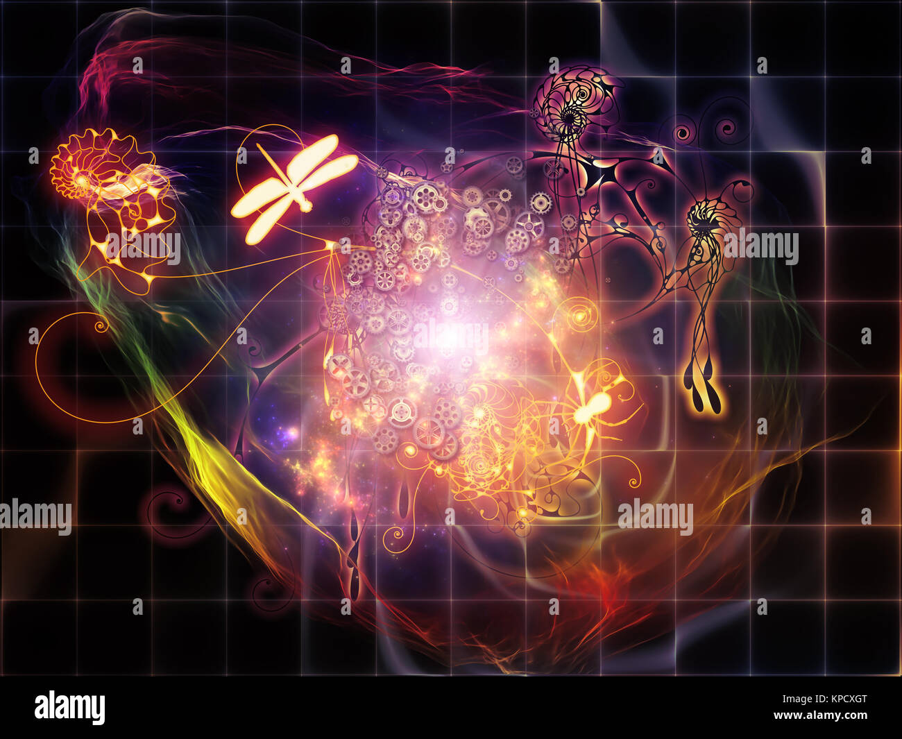 Synergies of Math Visualization Stock Photo - Alamy