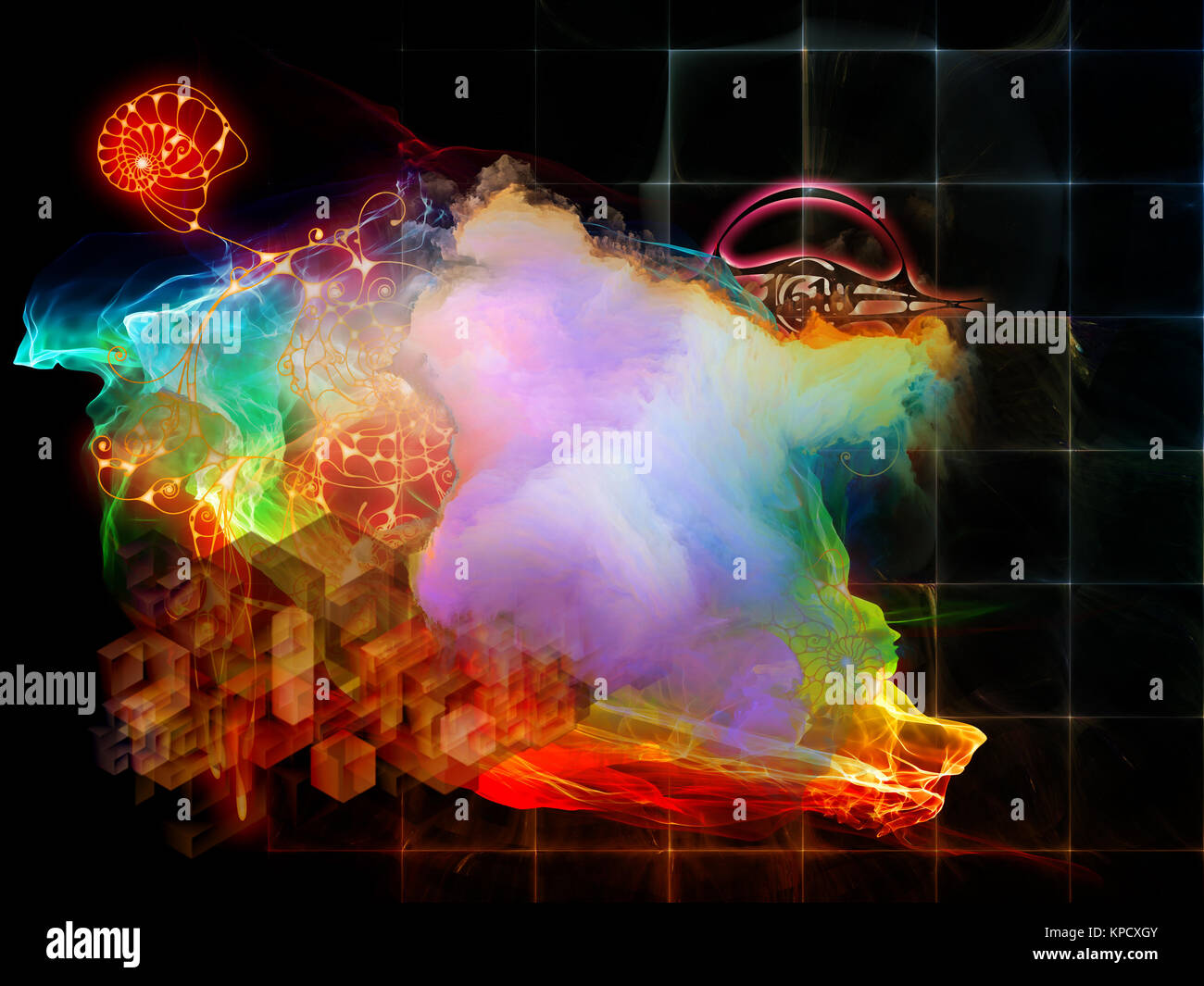 Metaphorical Math Visualization Stock Photo - Alamy