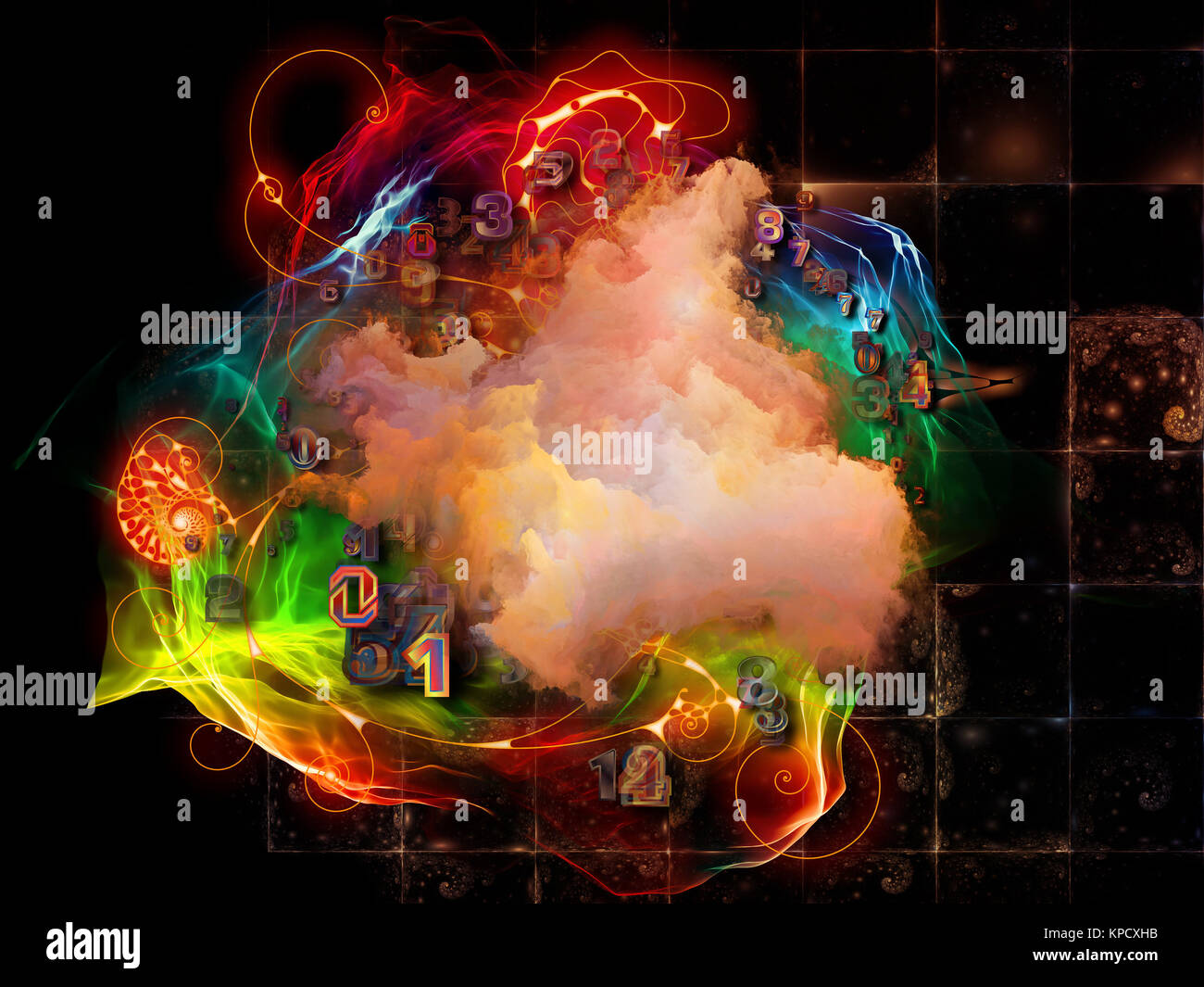 Conceptual Math Visualization Stock Photo - Alamy