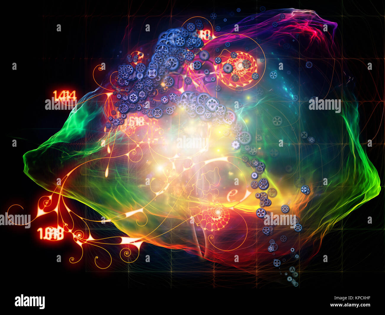 Realms of Math Visualization Stock Photo - Alamy
